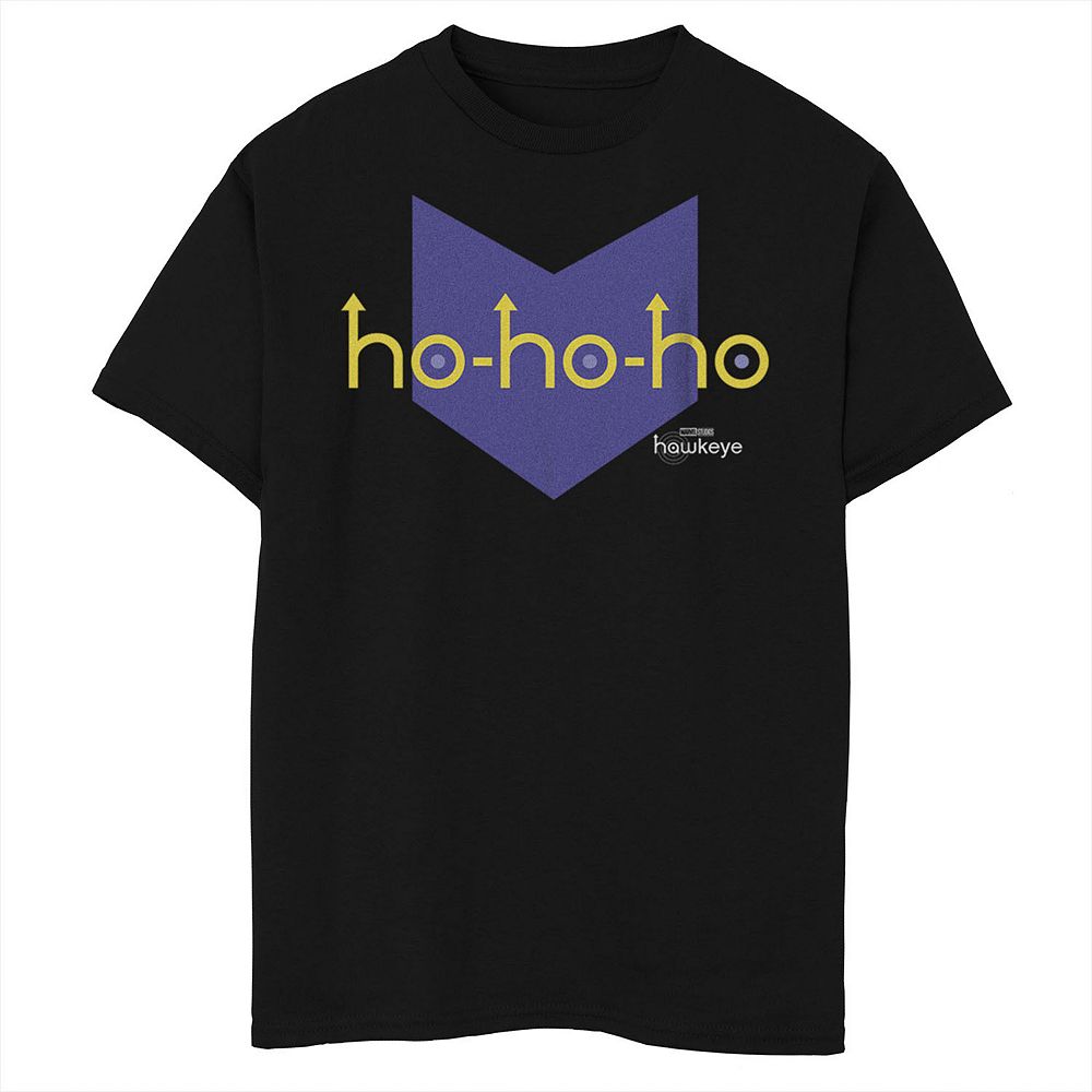 Boys 8-20 Marvel Hawkeye Ho-Ho-Ho Logo Graphic Tee