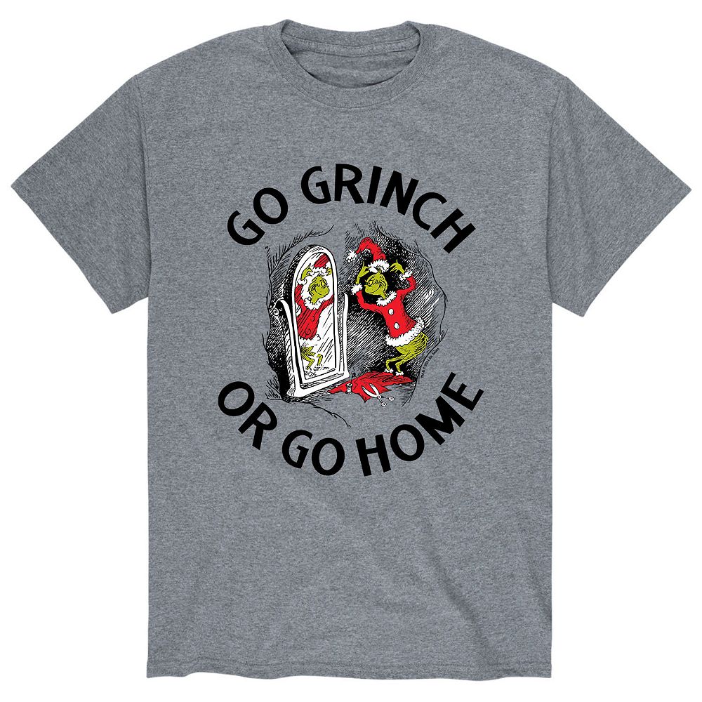 Men's The Grinch Go Grinch Or Go Home Tee