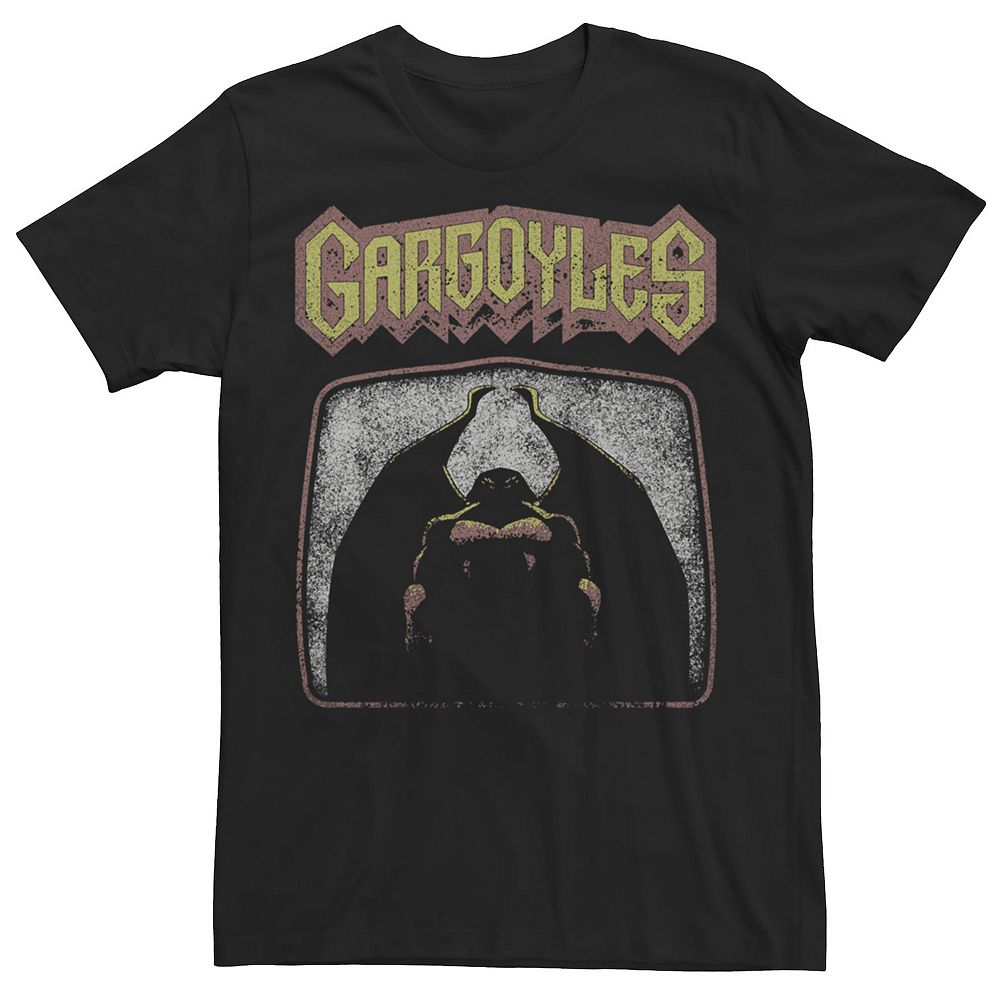 Men's Gargoyles Goliath Retro Distressed Portrait Tee