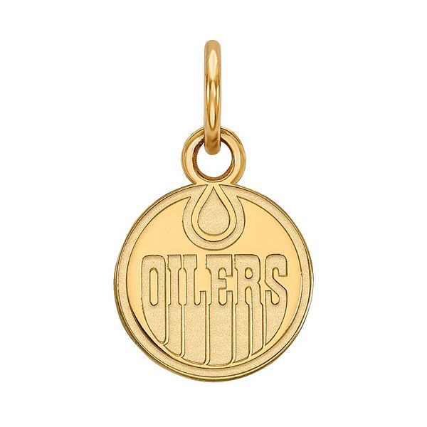 LogoArt Sterling Silver Edmonton Oilers Mini Pendant