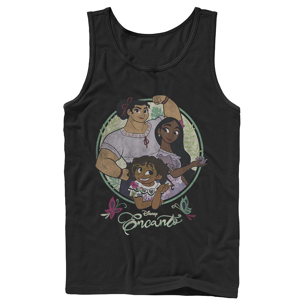 Disney's Encanto Men's Sister Trio Circle Portrait Tank Top