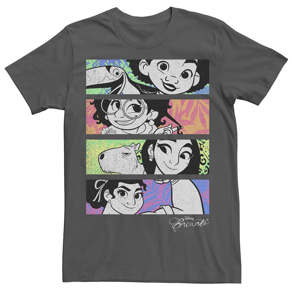 Disney's Encanto Men's Character Colorful Portrait Pane Tee
