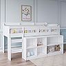 BK Furniture Hamilton Loft Bed with Storage Unit