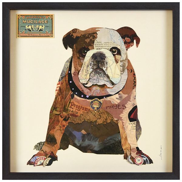 Best Bully Collage Framed Graphic Wall Art
