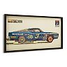 Muscle Car Collage Framed Graphic Wall Art