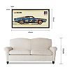 Muscle Car Collage Framed Graphic Wall Art