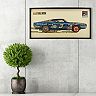 Muscle Car Collage Framed Graphic Wall Art