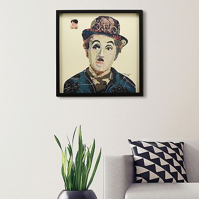 Charlie Collage Framed Graphic Wall Art