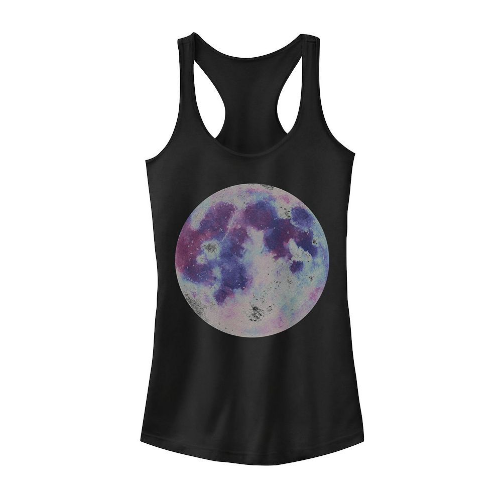 Juniors' Trendy Rainbow Tinted Moon Tank Top