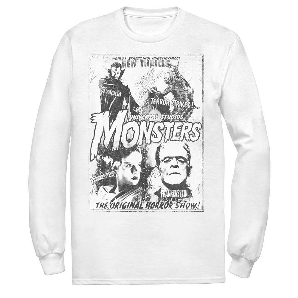 Men's Universal Monsters Collage Movie Poster Tee