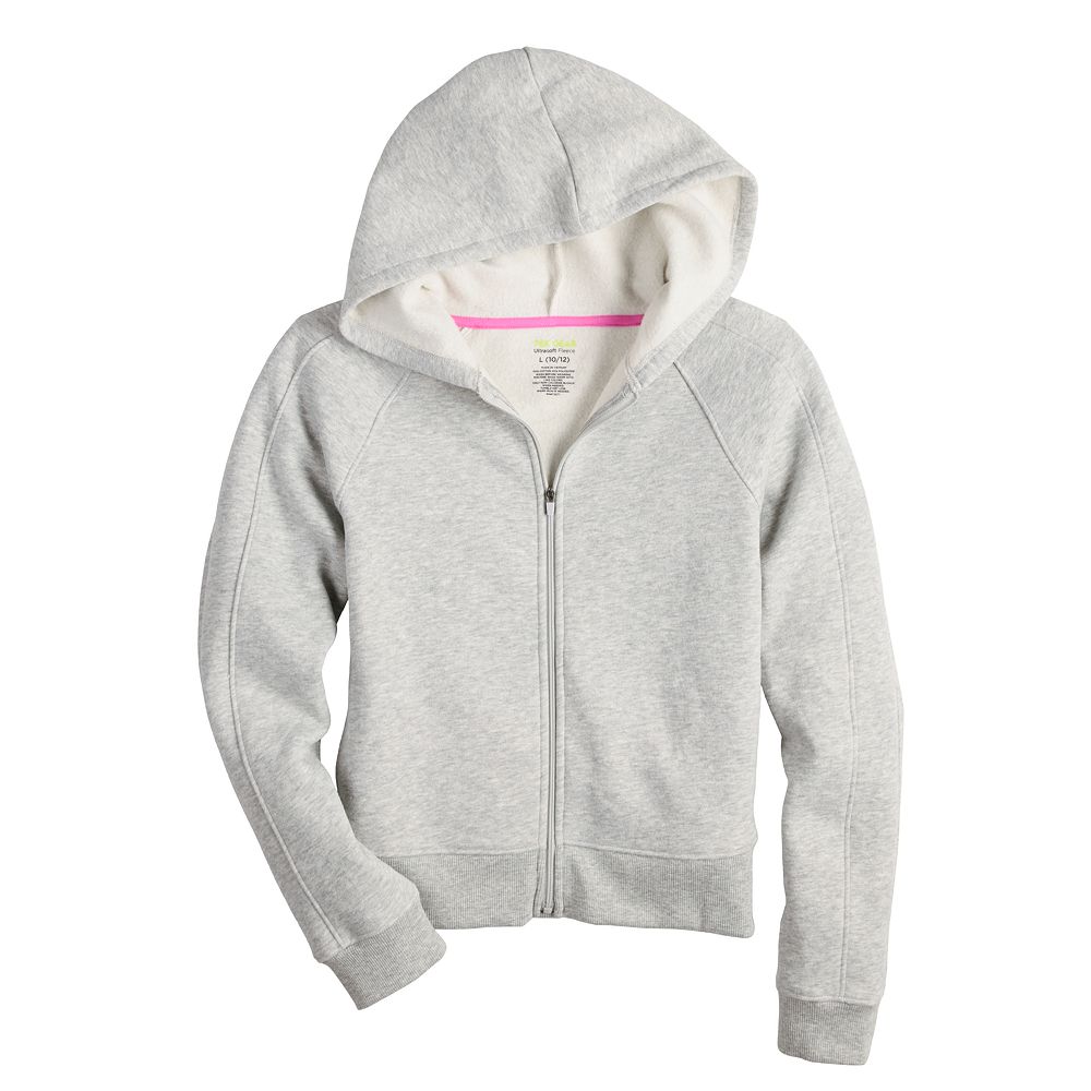 Girls 7-20 Tek Gear® Ultrasoft Fleece Full-Zip Hoodie in Regular & Plus