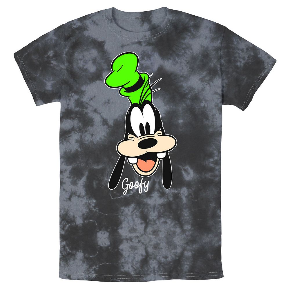 Men's Disney Goofy Smiling Face Portrait Wash Tee