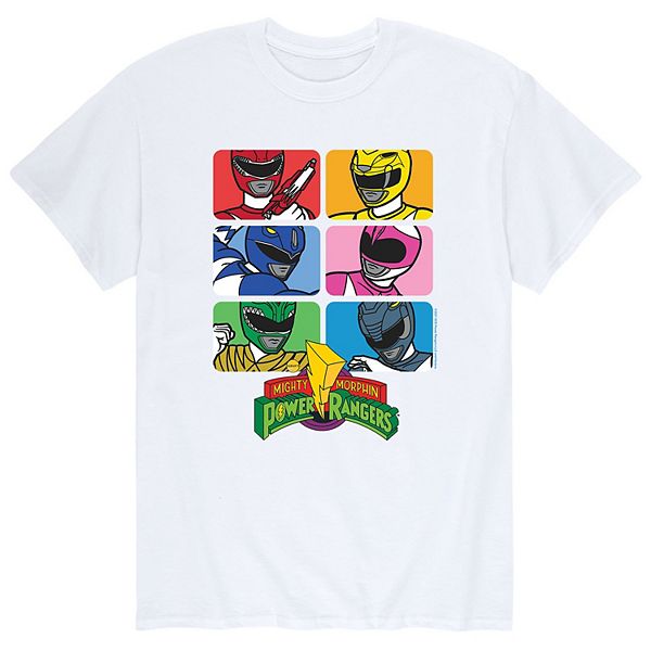 Men's Power Rangers Characters Tee