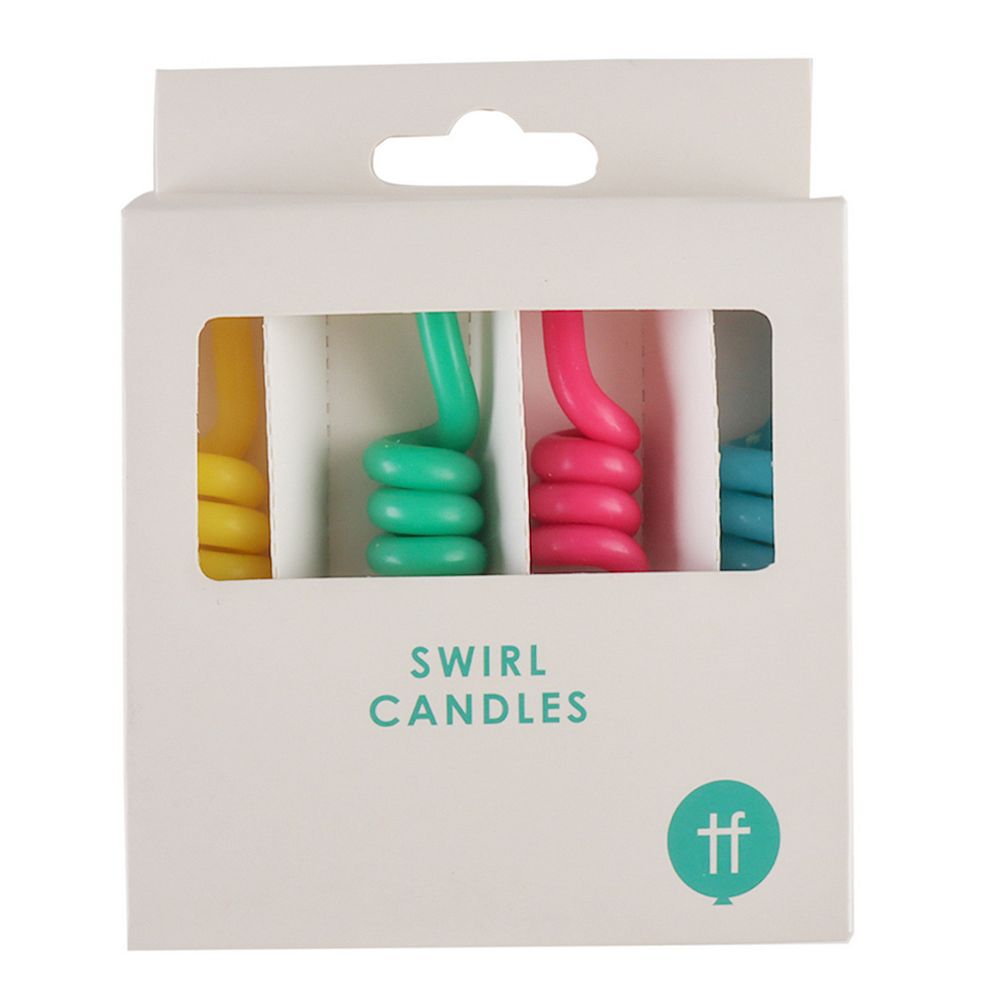 Table Fun Swirl Candles