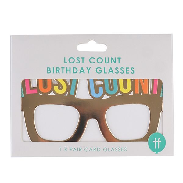 Table Fun "Lost Count" Birthday Glasses