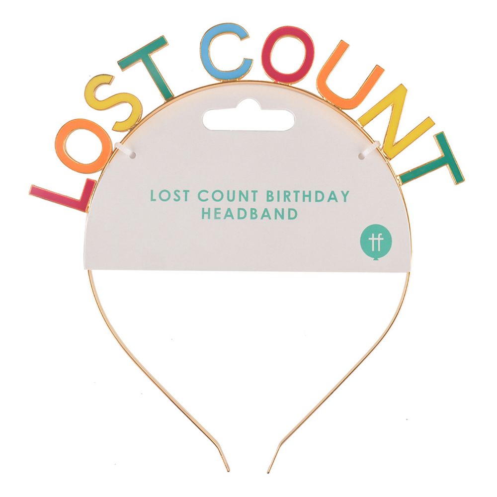 Table Fun "Lost Count" Birthday Headband