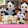 Calico Critters Pookie Panda Family Set of 4 Collectible Doll Figures