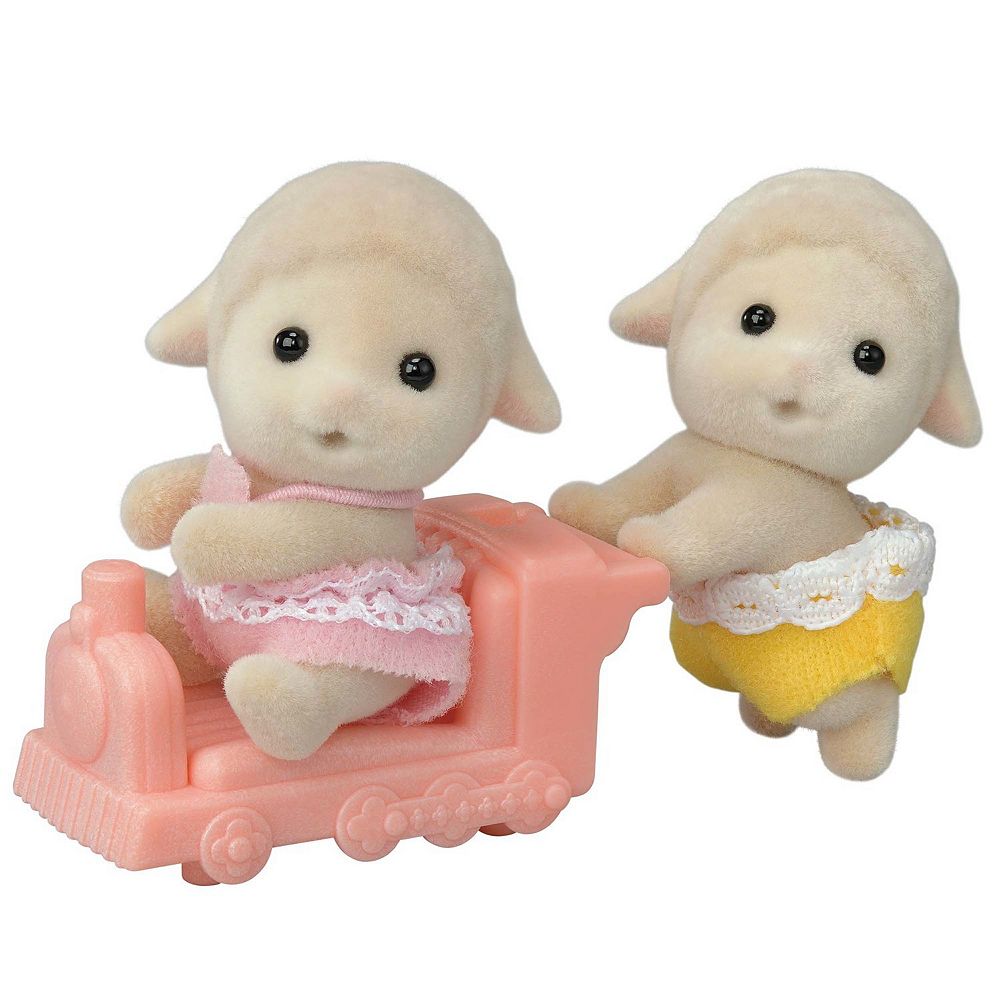 Calico Critters Sheep Twins Set of 2 Collectible Doll Figures with ...