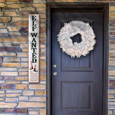 National Tree Company Elf Wanted Wall Decor