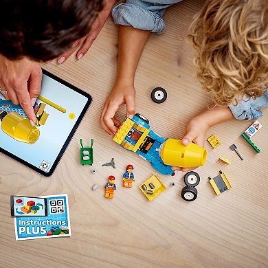 LEGO City Cement Mixer Truck 60325 Building Kit (85 Pieces)