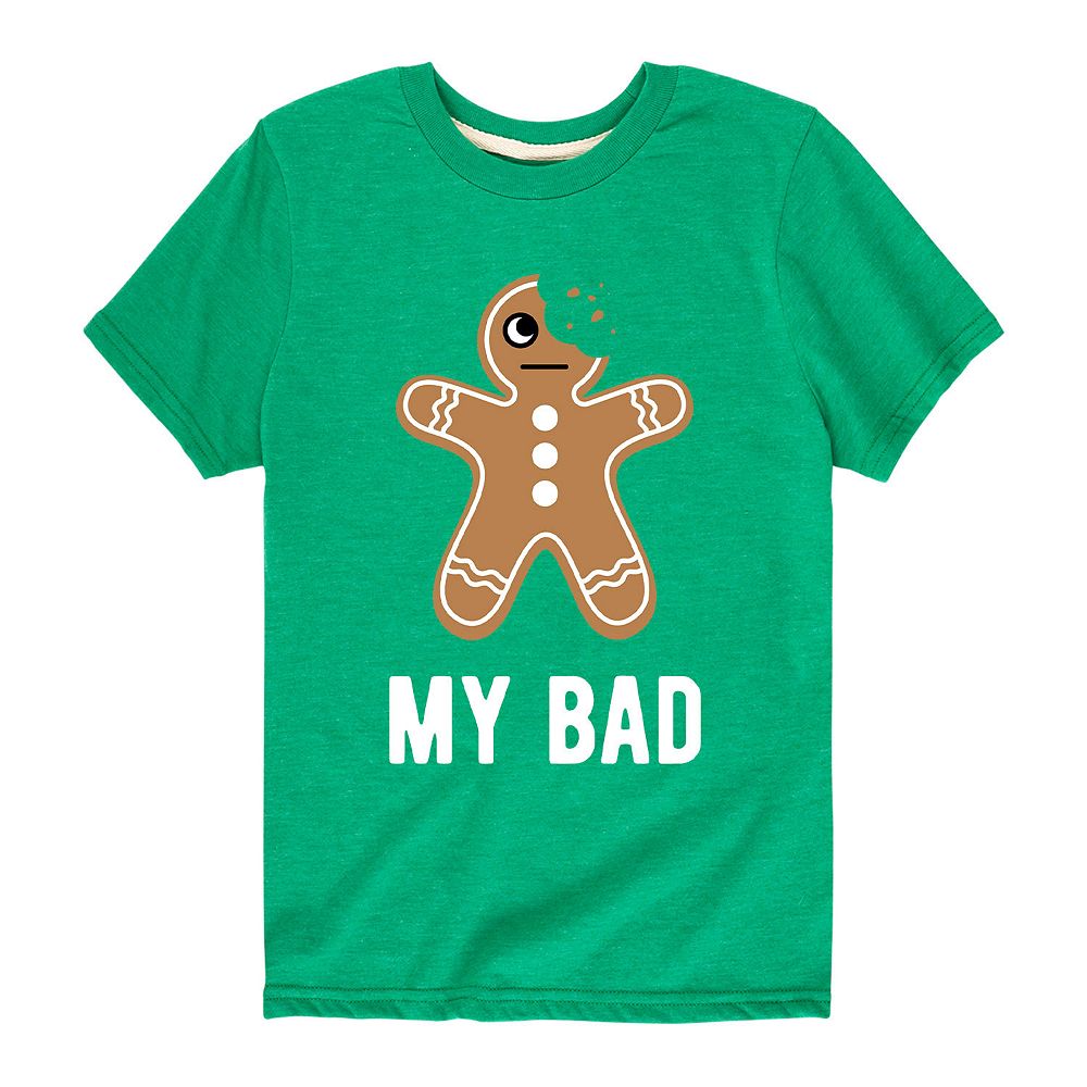 Boys 8-20 My Bad Gingerbread Man Graphic Tee