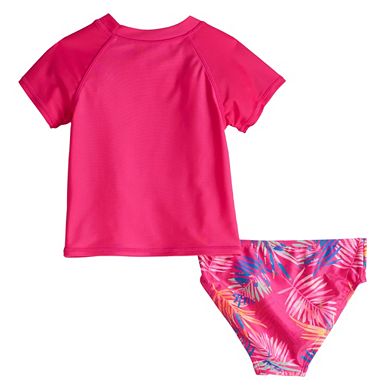 Toddler Girl Disney Minnie Mouse & Daisy Duck Rashguard & Bikini ...