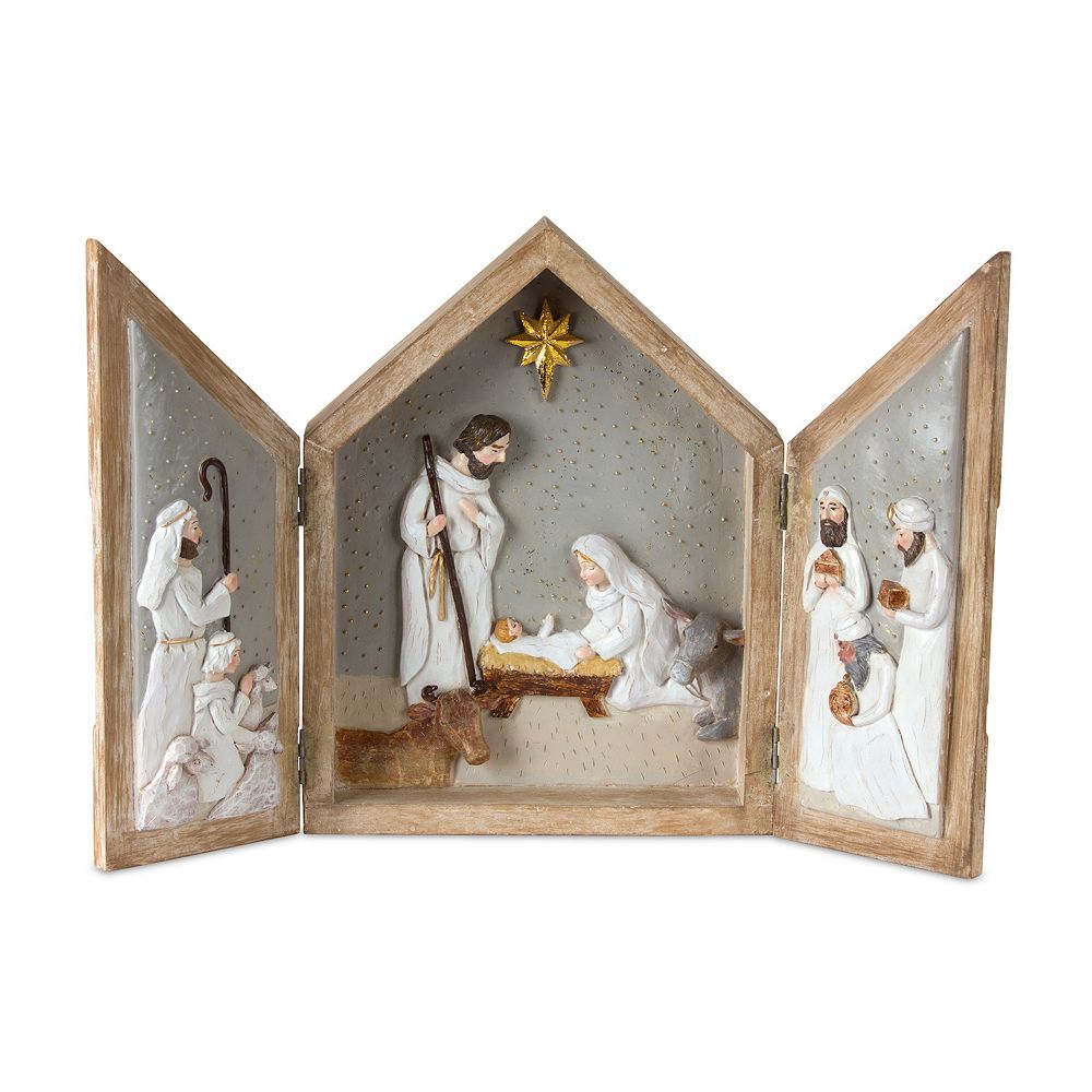 Nativity Box Christmas Table Decor