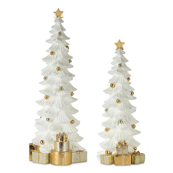 Melrose Tree with Packages Decor 2-Piece Set