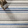 Superior Modern Casual Stripe Indoor Outdoor Area Rug