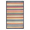 Superior Modern Casual Stripe Indoor Outdoor Area Rug
