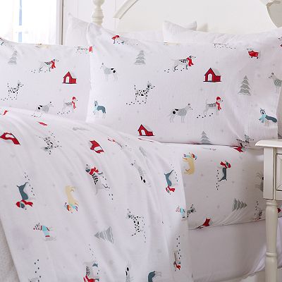 Madelinen Whittaker Flannel Sheet Set with Pillowcases
