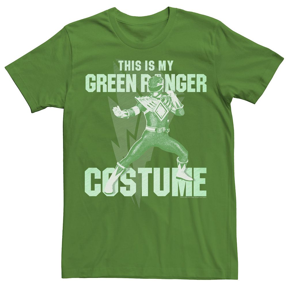Men's Power Rangers Green Ranger Halloween Costume Tee