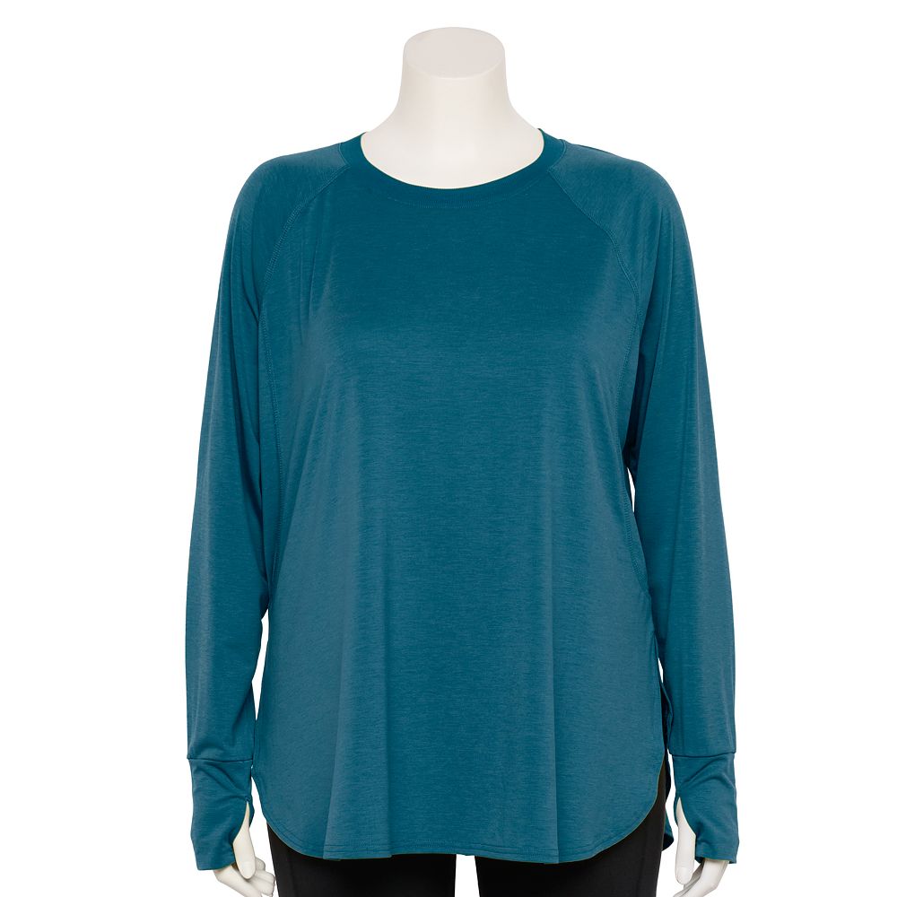 Plus Size Tek Gear® Long Sleeve Tunic