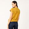 Women's Nine West Tie Waist Wrap Top