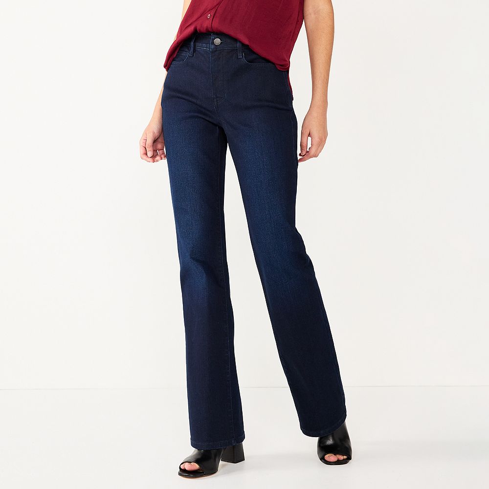Women's Nine West Curvy High Rise Sculpting Bootcut Jeans