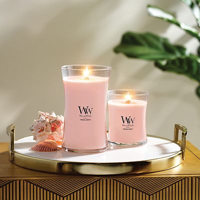WoodWick Coastal Sunset Hourglass 9.7 oz. Candle Jar