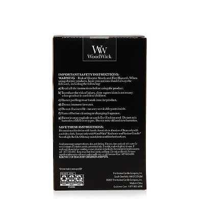 WoodWick Fireside Radiance Battery Operated Diffuser