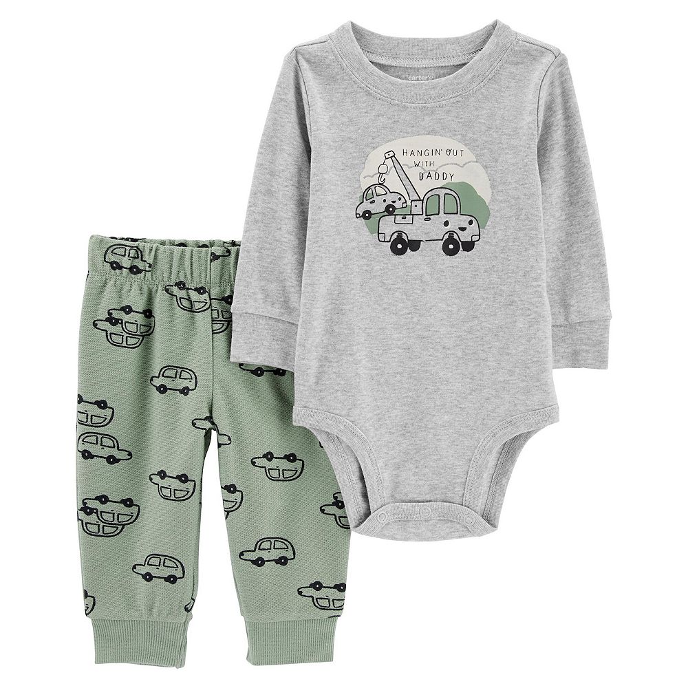 Baby Boys Carter's 2-Piece Daddy Car Bodysuit & Pants Set