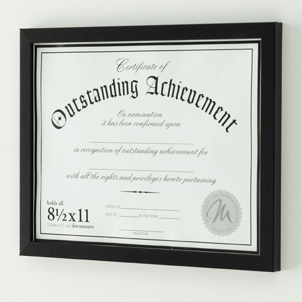 Malden® 8 1/2" x 11" Document Frame