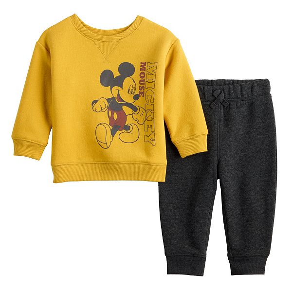 Disney's Mickey Mouse Baby Fleece Sweatshirt & Jogger Pants Set by ...