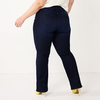 Plus Size Nine West High Rise Sculpting Bootcut Jeans