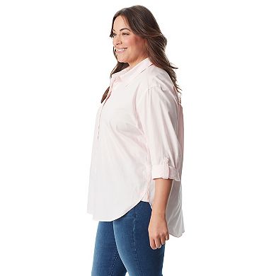 Plus Size Gloria Vanderbilt Amanda Button-Down Shirt