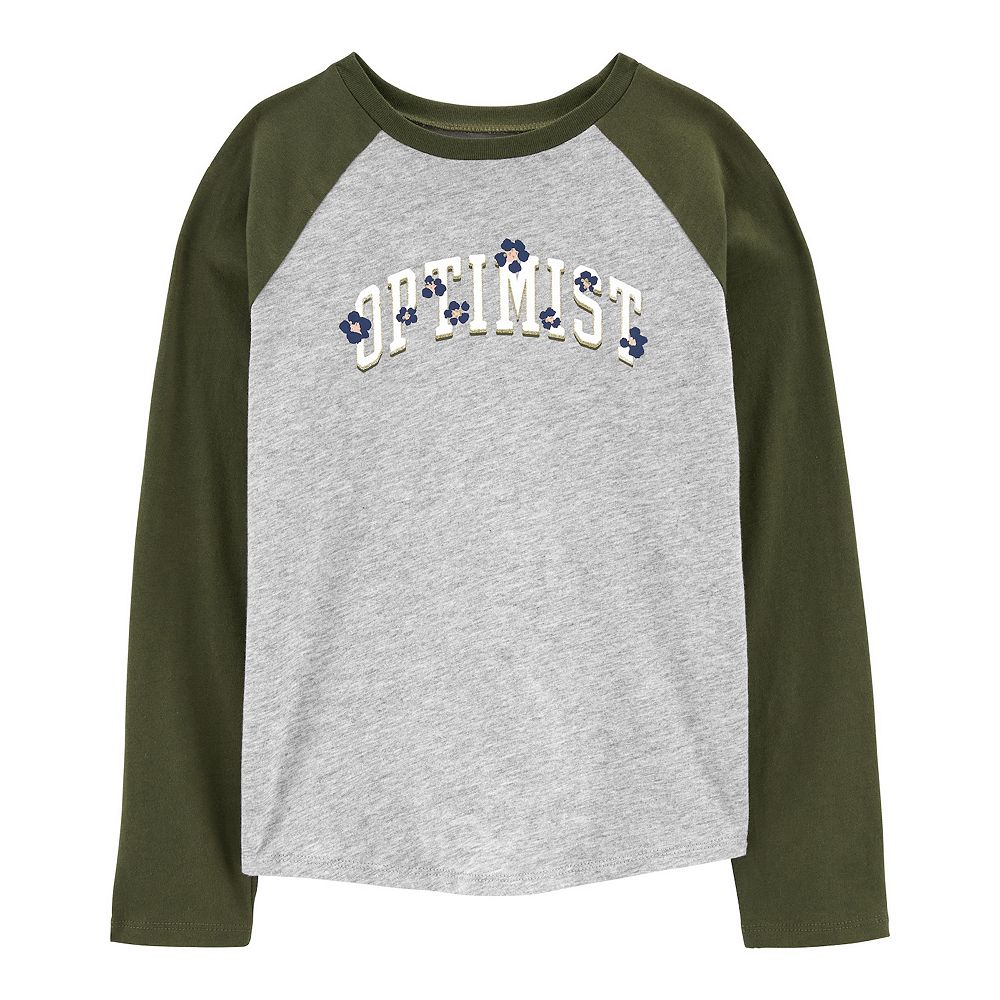Girls 4-14 Carter's Raglan Graphic Tee