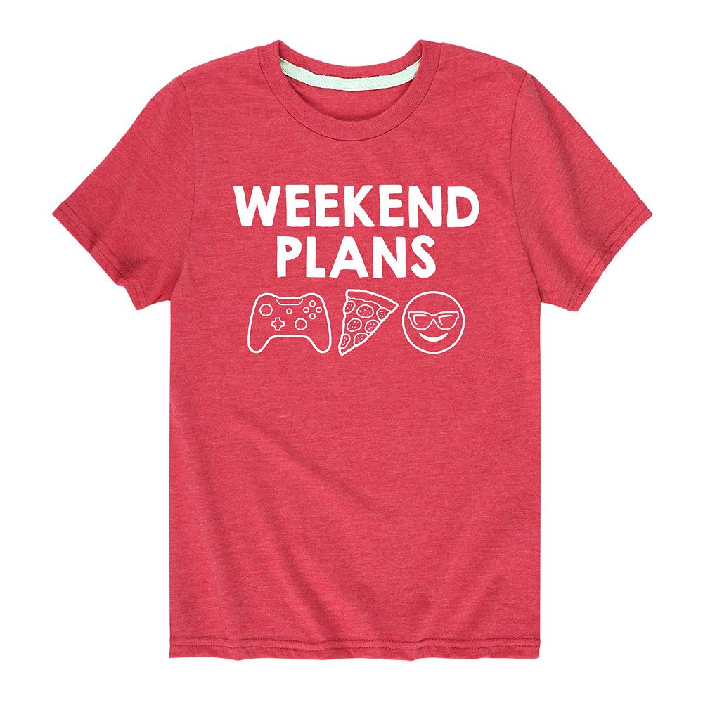 Boys 8-20 Weekend Plans Tee