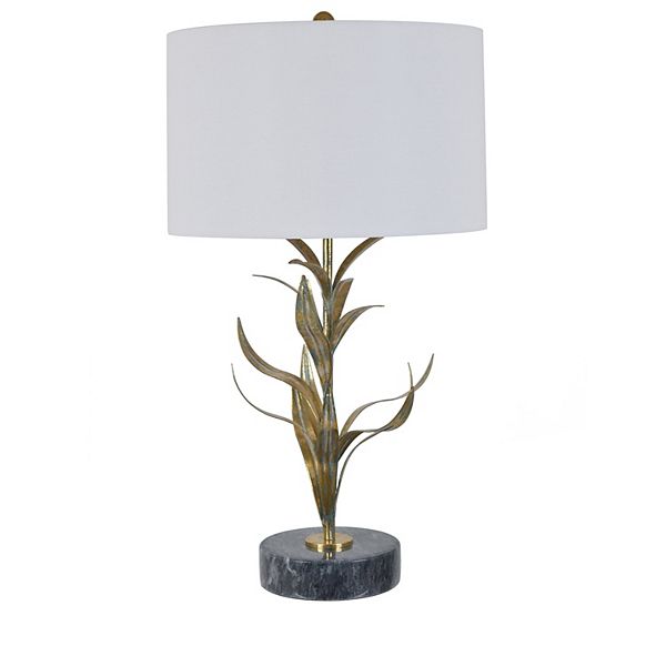 Kendrick Metallic Leaves Table Lamp