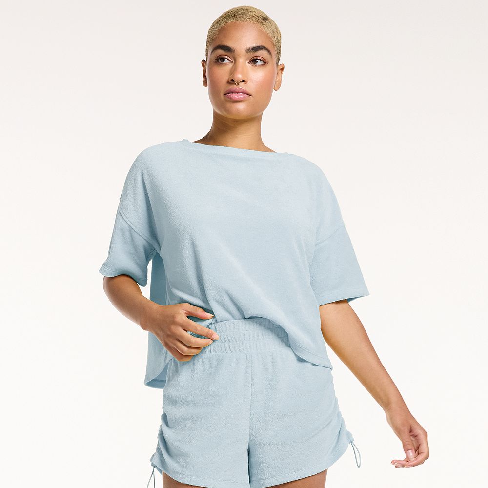 Women's FLX Boxy Terry Cloth Top