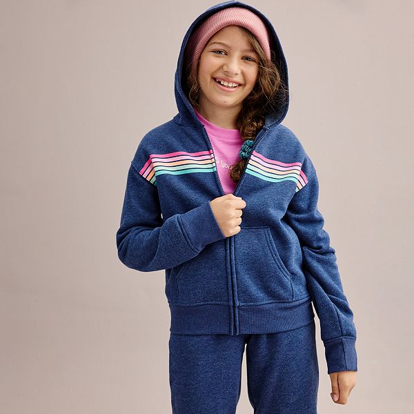 Girls 6-20 SO® Favorite Fleece Full Zip Top