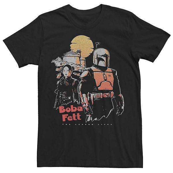 Men's Star Wars Boba Fett Sunset Boba Tee