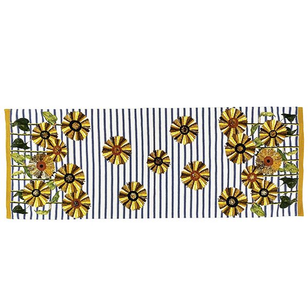Celebrate Together™ Fall Sunflower Stripe Table Runner - 36"