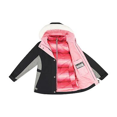 Girls 4-18 ZeroXposur 3-in-1 Heavyweight Systems Jacket